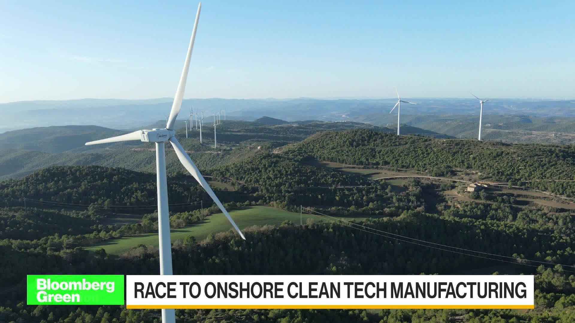 Watch Race to Onshore Clean Tech Manufacturing - Bloomberg