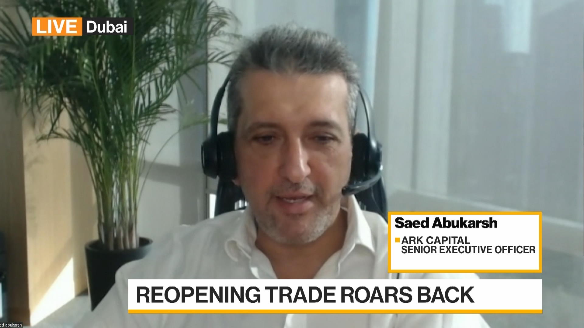 Watch Saed Abukarsh - ARK Capital Senior Executive Office - Bloomberg