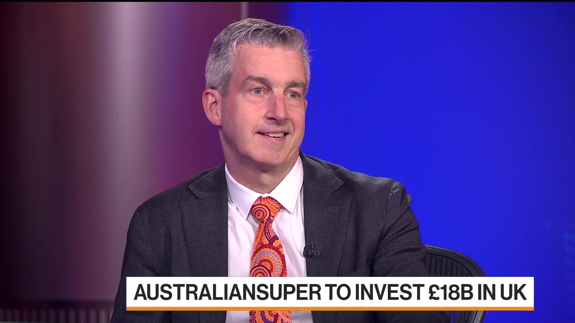 Watch AustralianSuper to Invest £18B in UK - Bloomberg