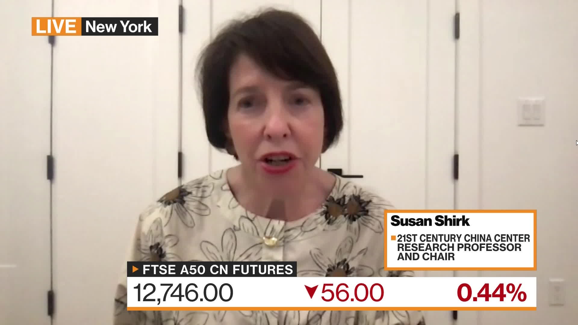 Watch UCSD Prof. Susan Shirk on China Party Congress - Bloomberg