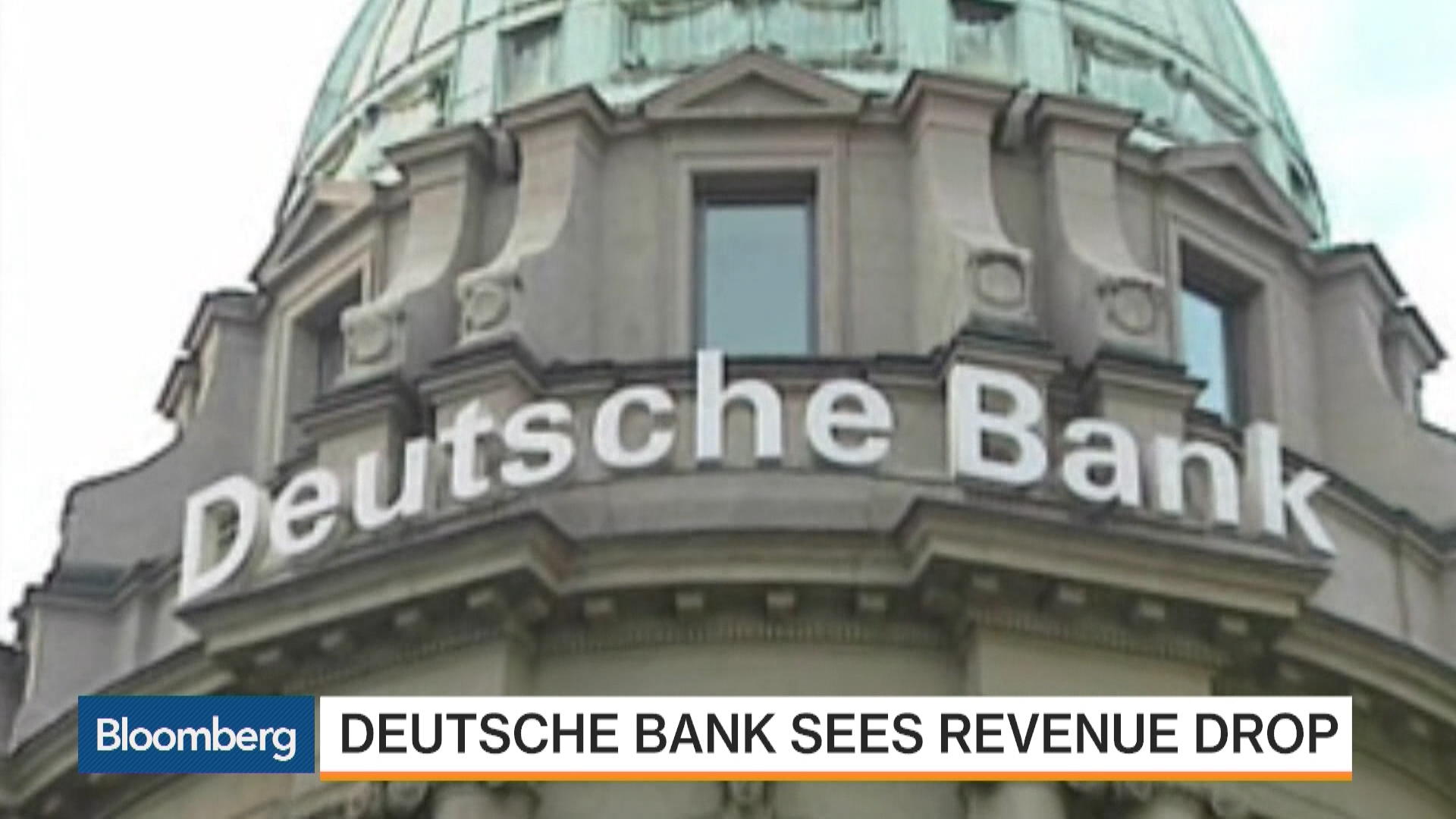 Watch Deutsche Bank Forecasts Revenue Drop - Bloomberg