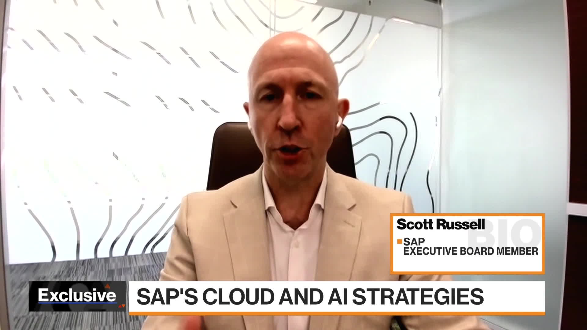 Watch SAP's Russell On Cloud, AI Adoption Trends - Bloomberg