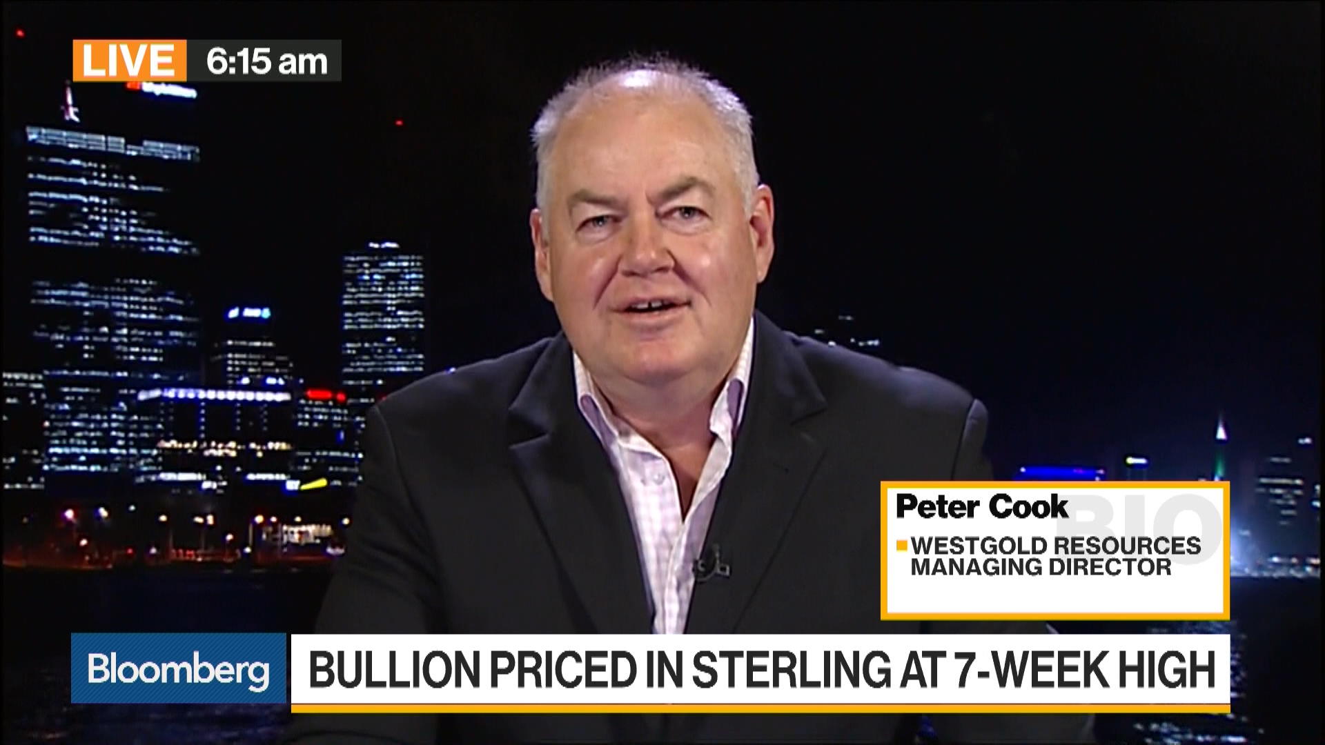 Watch Gold Bullion Priced in Sterling Is at a 7-Week High - Bloomberg