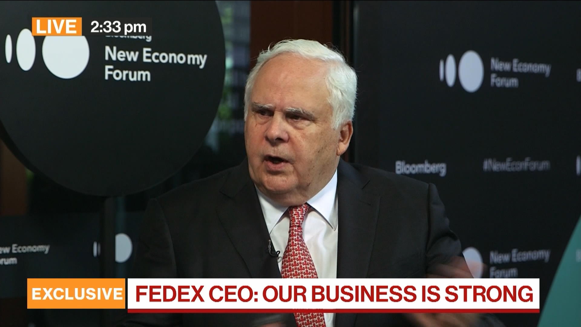 Watch FedEx CEO Sees Possible `Diminution' of Chinese Yuan - Bloomberg