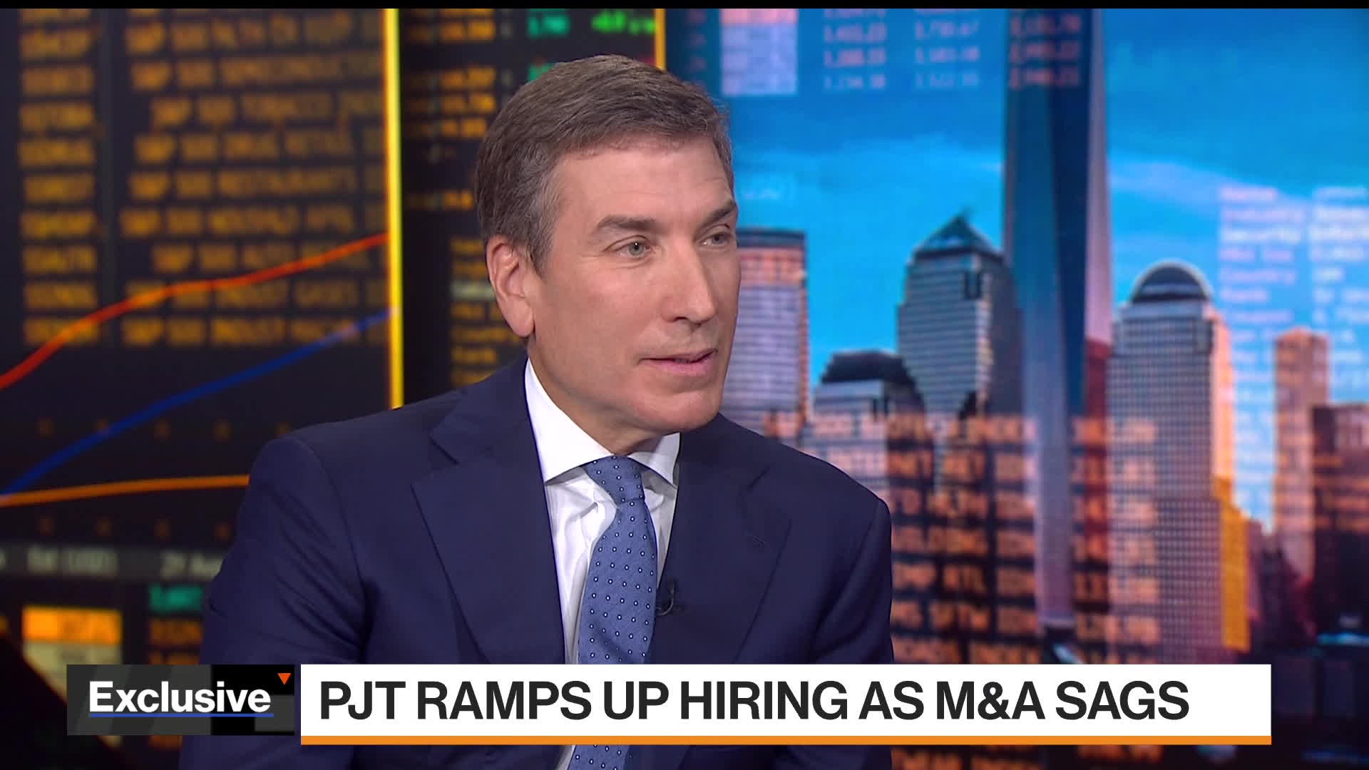 Watch PJT CEO Taubman on Hiring Plans, M&A Slump - Bloomberg