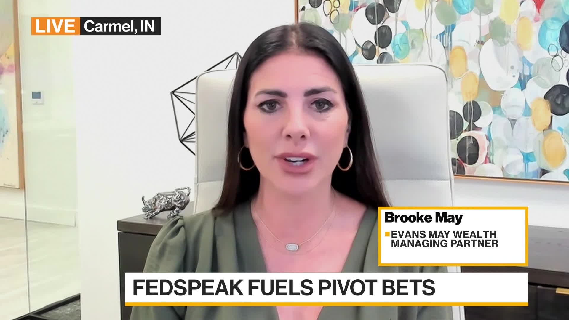 Watch Evans May Wealth on US Markets - Bloomberg