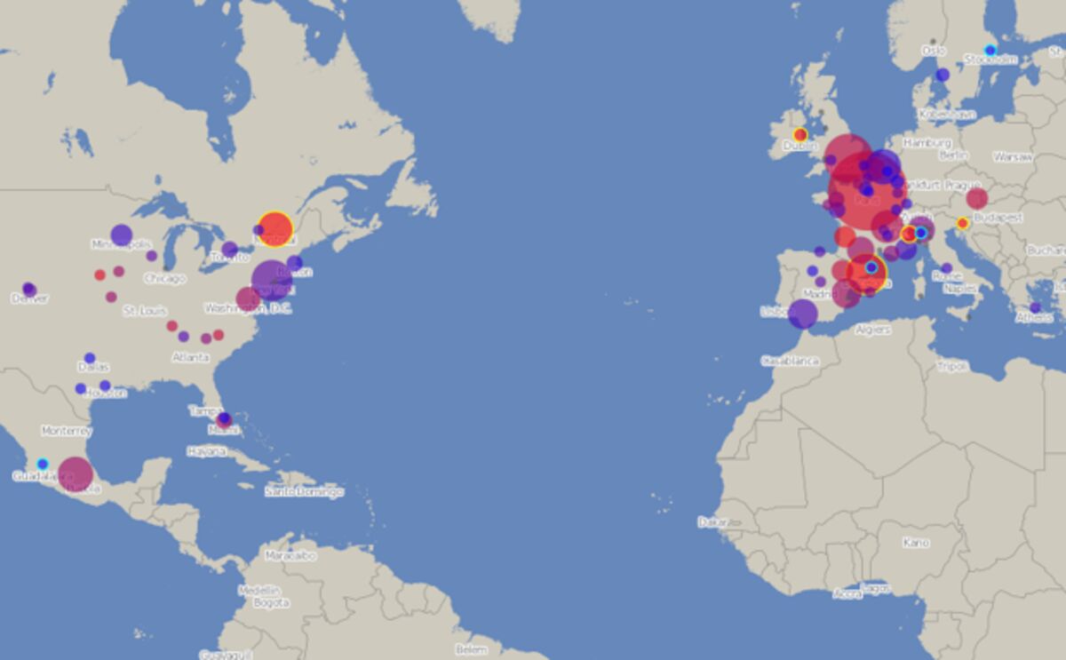 A Real-Time Bike-Share Map for the Entire World - Bloomberg