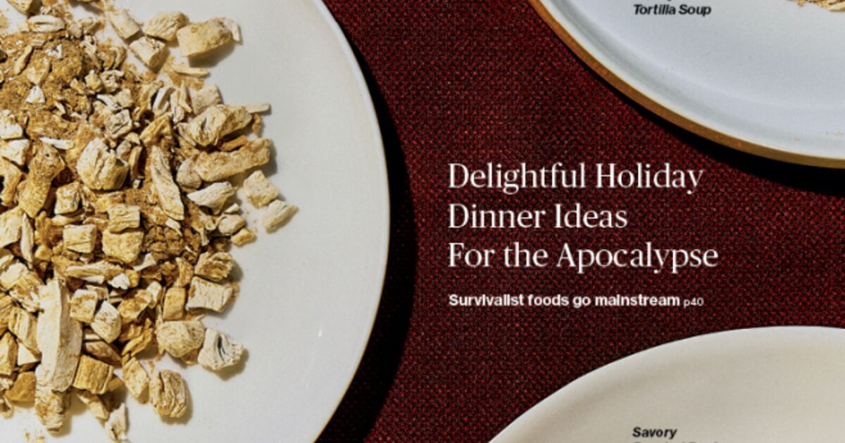 Delightful Holiday Dinner Ideas for the Apocalypse - November 27, 2017 ...