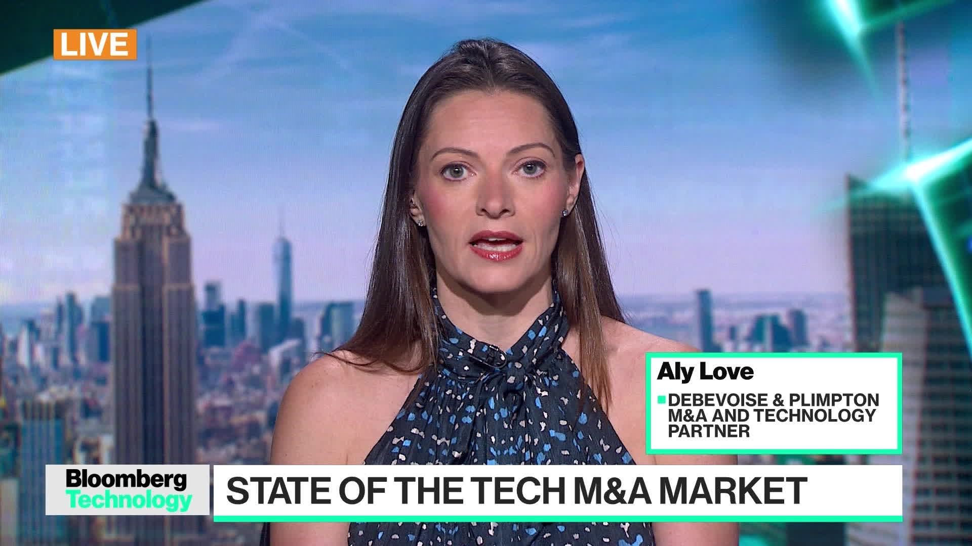 Watch M&A Activity Trends in Tech and AI - Bloomberg