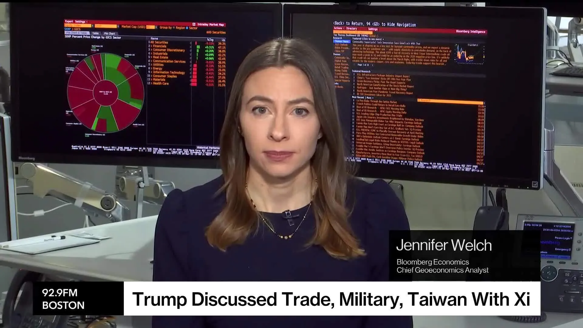 Watch Trump, Xi Talk Trade, Taiwan Ahead of April Meeting - Bloomberg