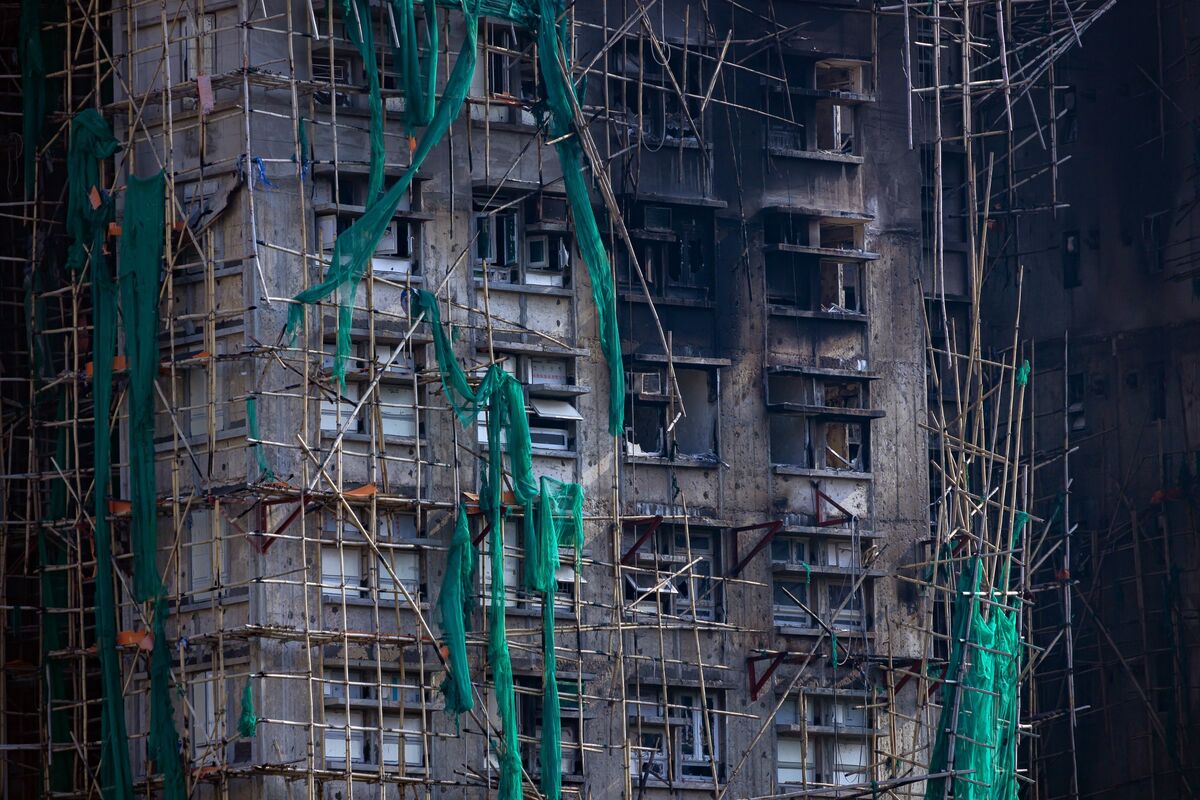 Hong Kong Raids Offices in Bid-Rigging Probe After Deadly Fire - Bloomberg
