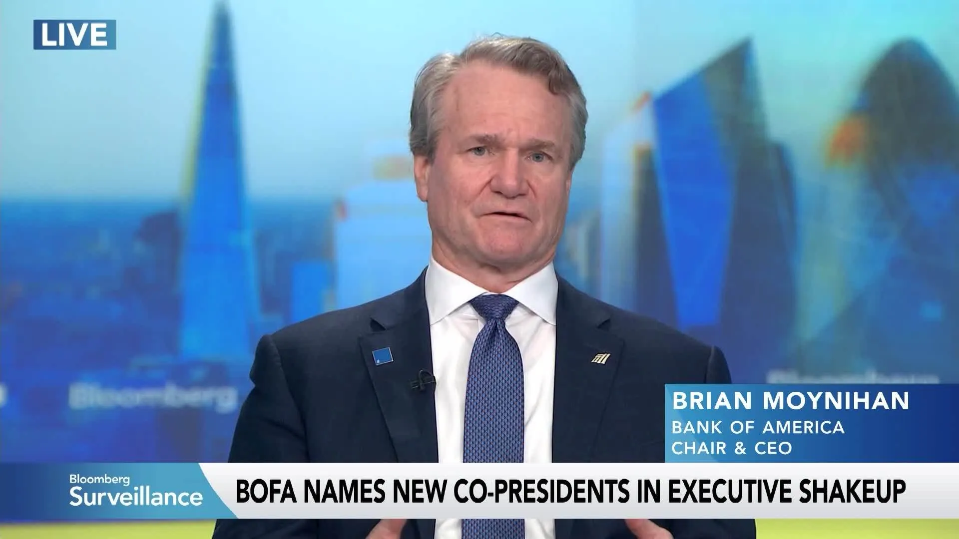 Watch Bank of America CEO Brian Moynihan Says He’s 'Not Going Anywhere ...
