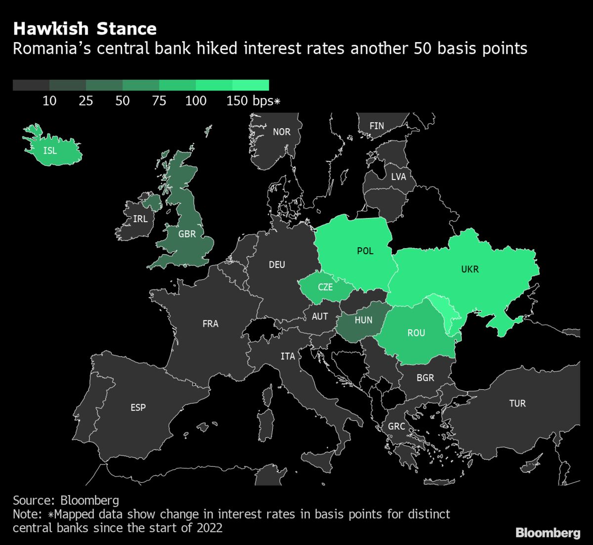 Romania Surprises With Bolder Interest Rate Hike to Tackle Rising ...
