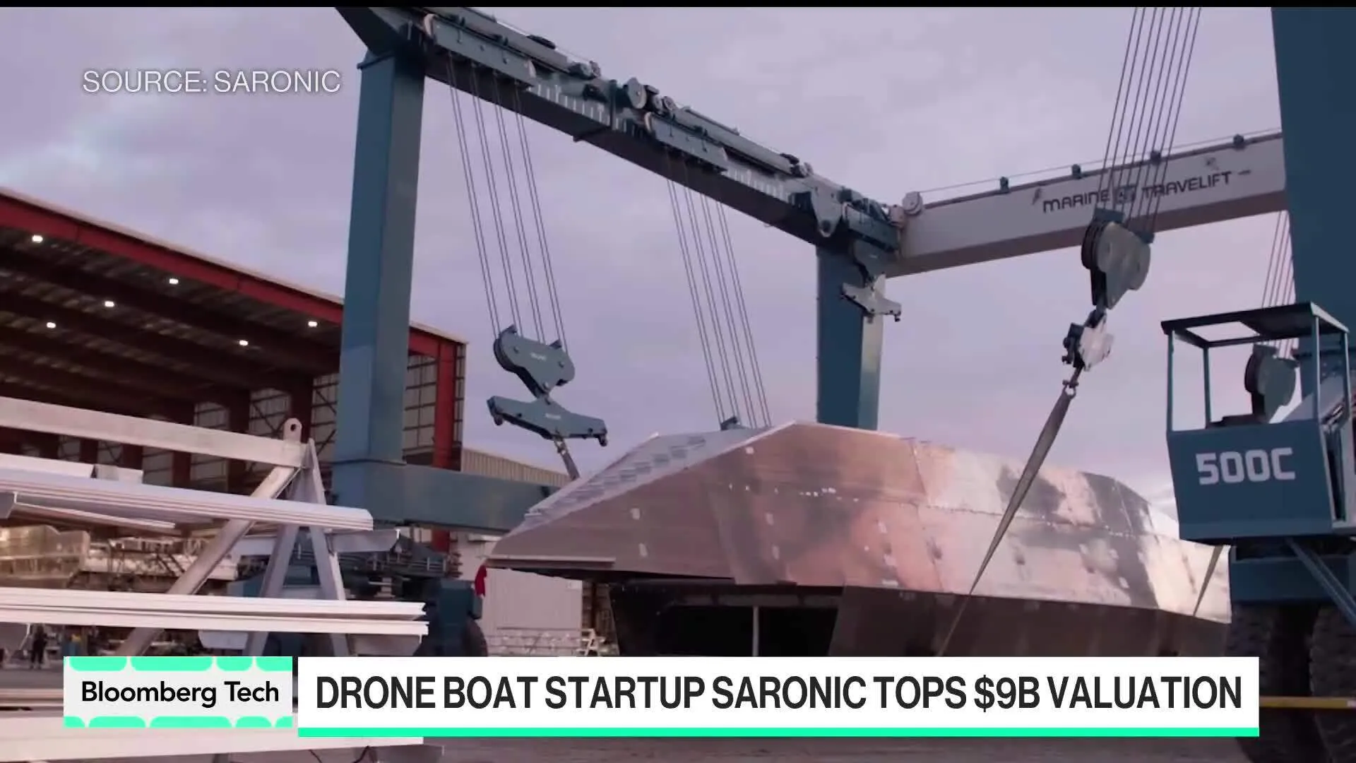 Watch Drone Shipbuilder Saronic Raises $1.75 Billion - Bloomberg