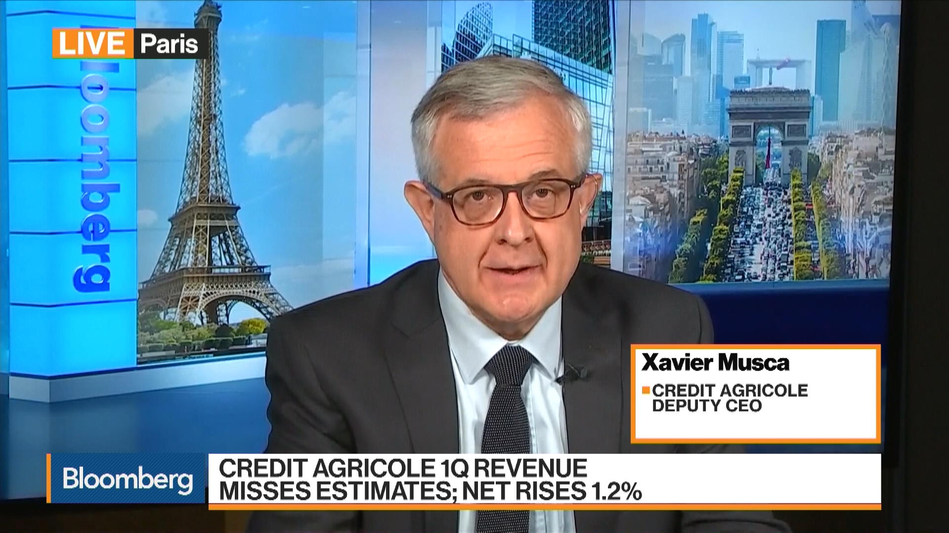 Credit Agricole Caught in Fixed-Income Slump Like Rivals - Bloomberg