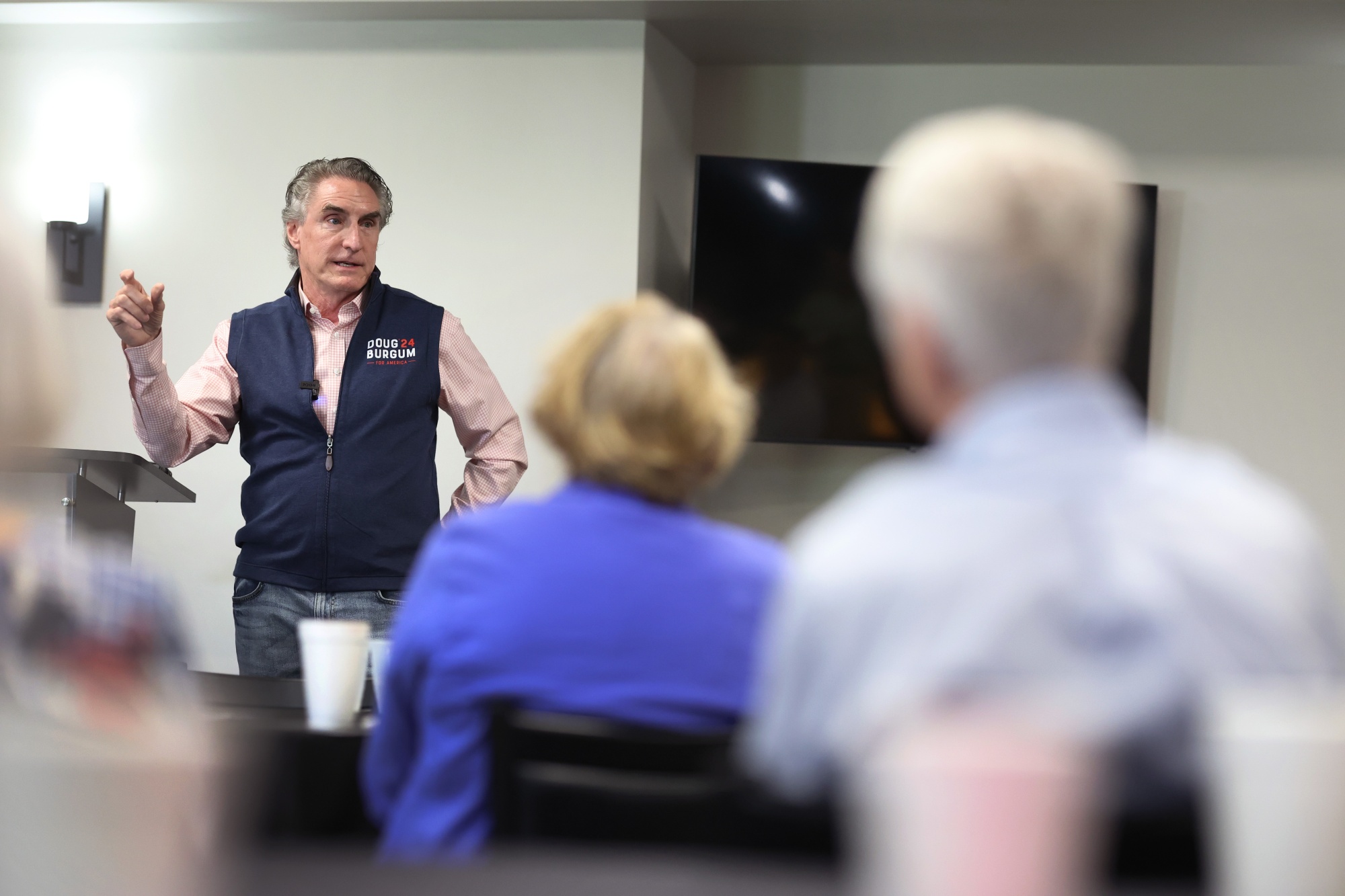 2024 Republican Candidate Burgum Raises 12 Million For Campaign