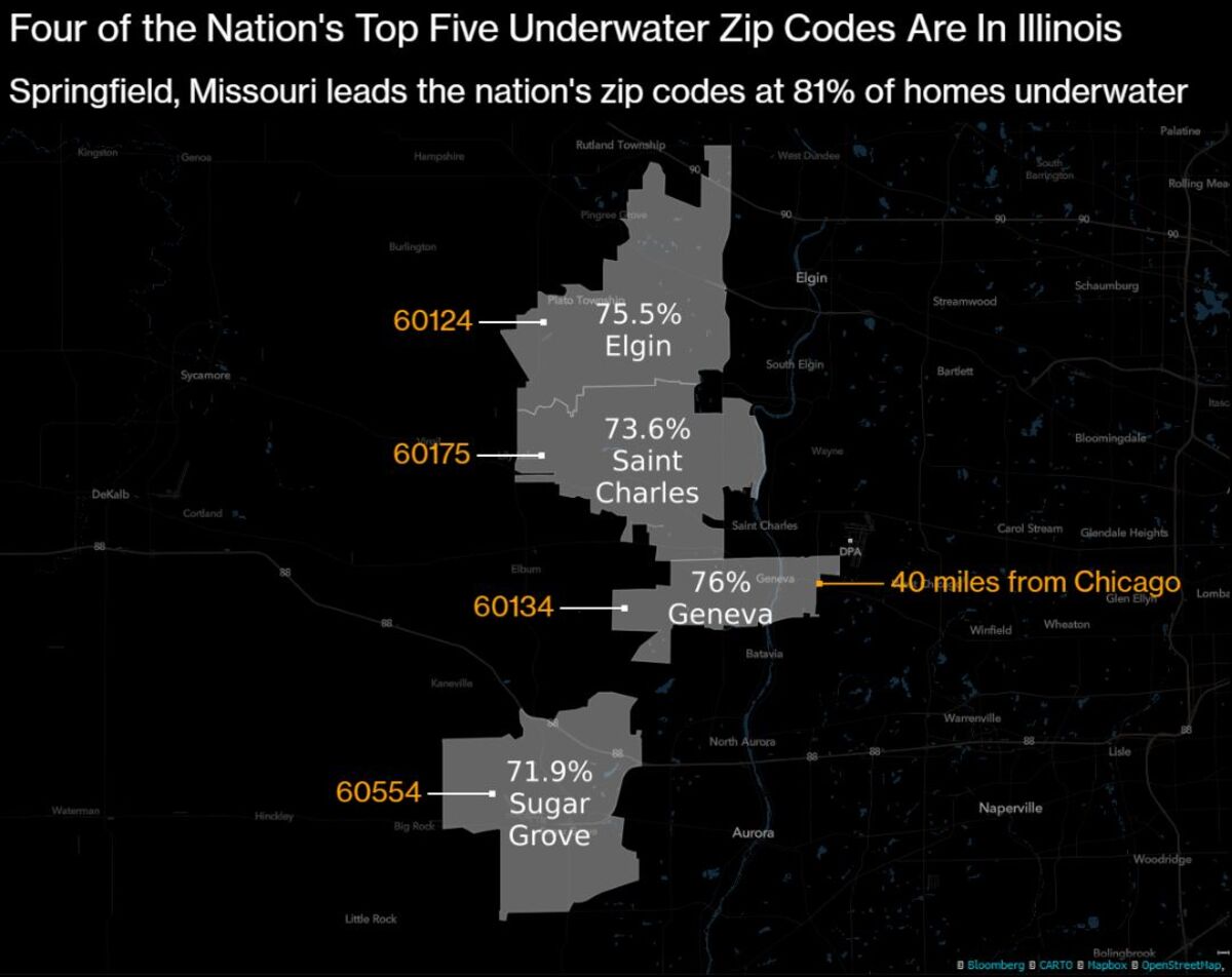 These U.S. Zip Codes Have Highest Share of Troubled Properties - Bloomberg