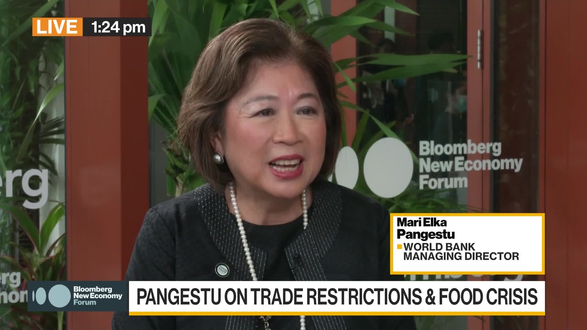 Watch World Bank's Pangestu on Sustainable Supply Chains - Bloomberg