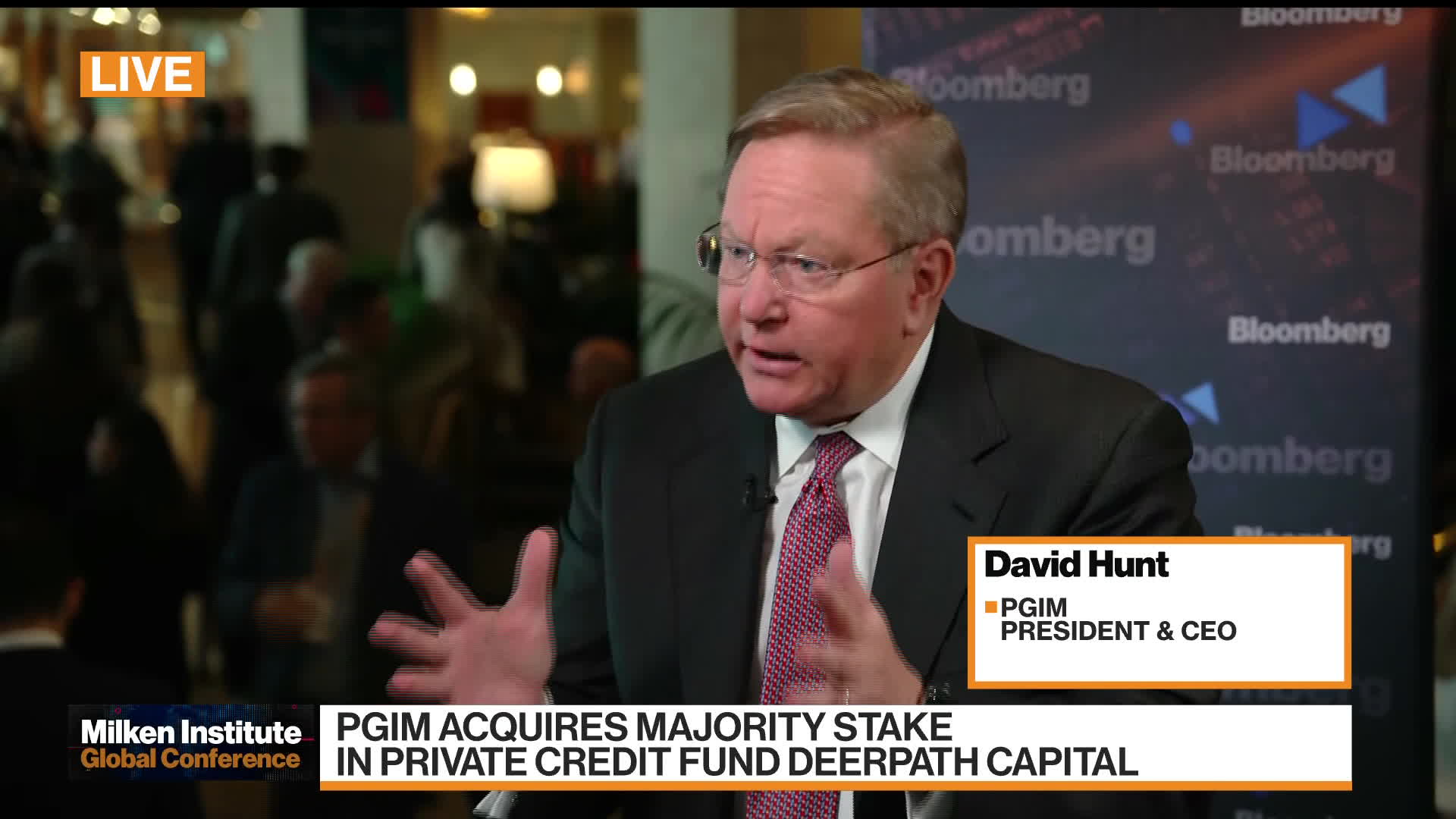 Watch PGIM CEO Hunt on Deerpath Acquisition, Bank Lending - Bloomberg