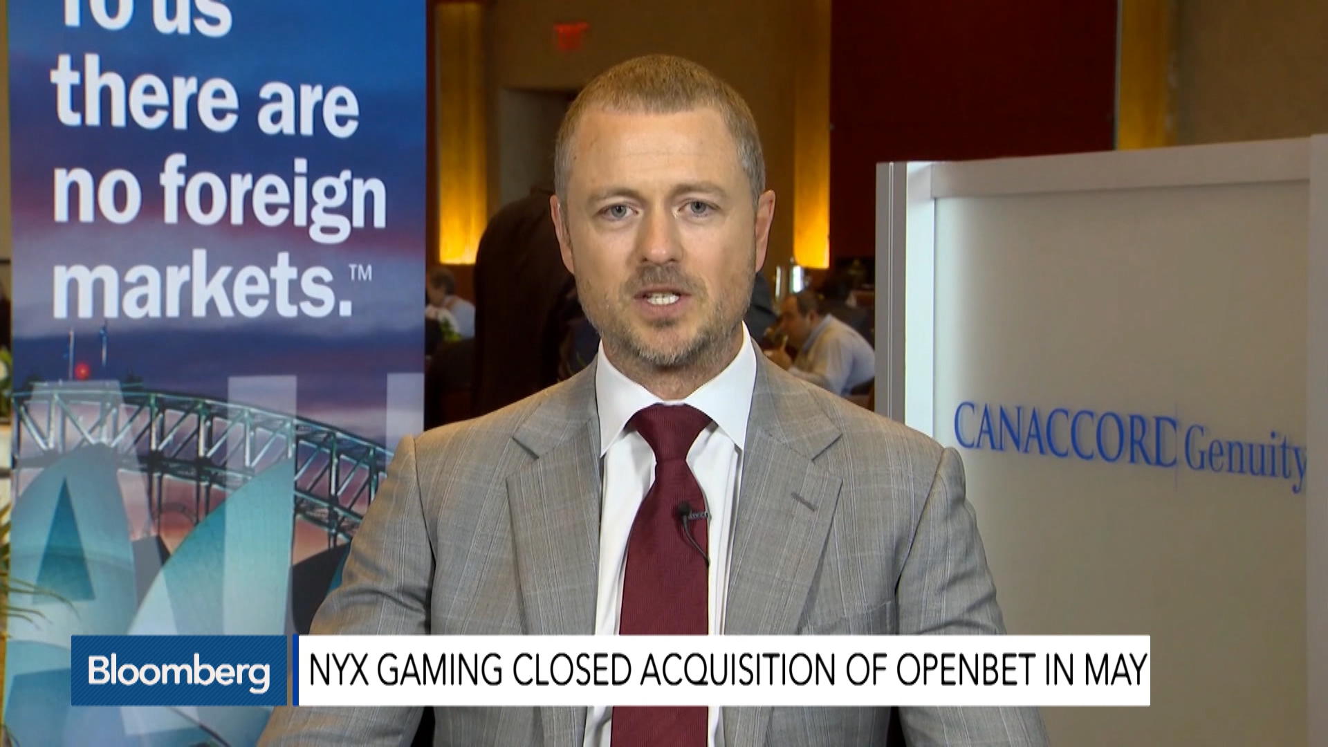 Watch NYX Gaming CEO: OpenBet Integration Progressing Well - Bloomberg