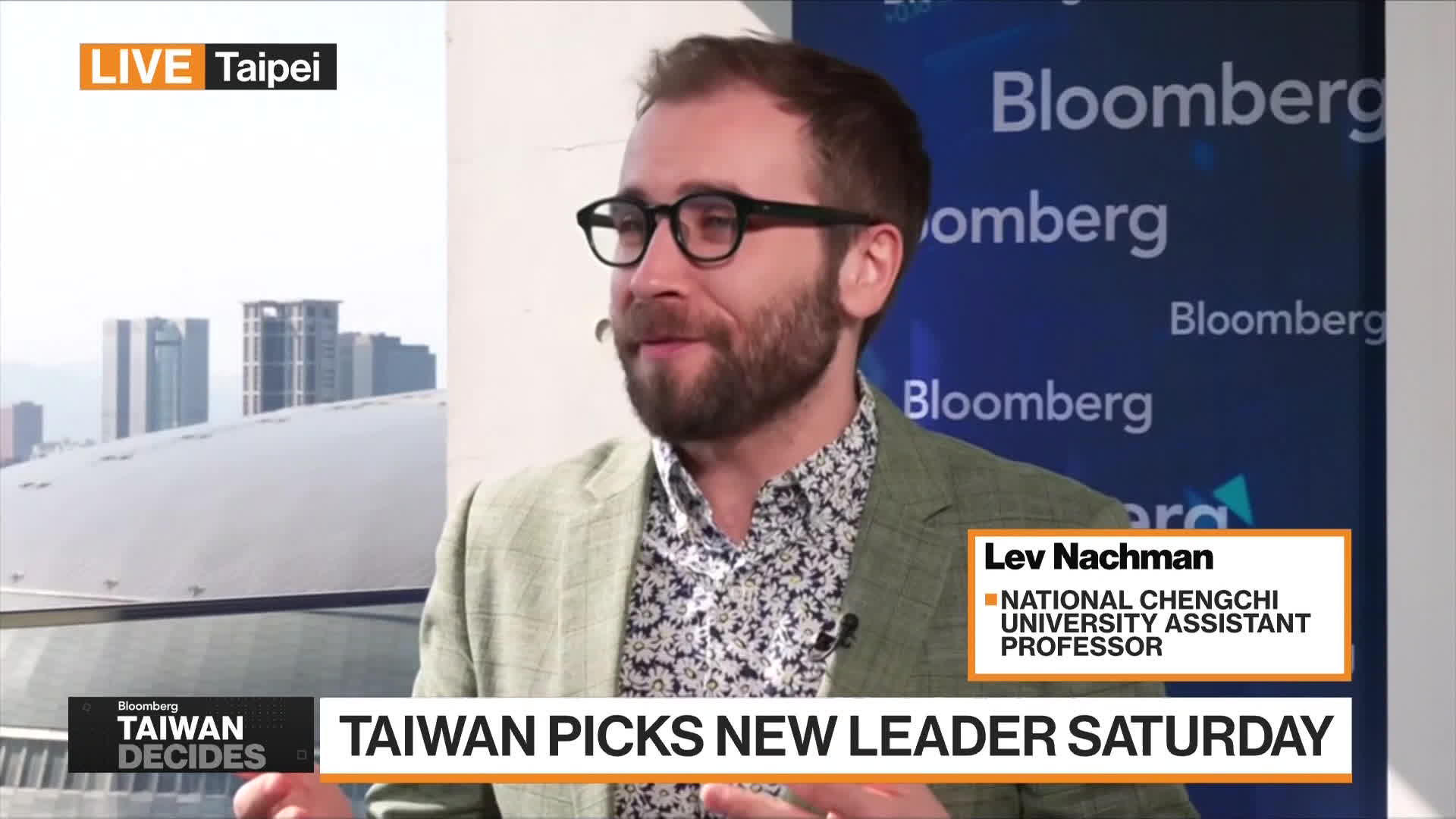 Watch National Chengchi University’s Nachman on Taiwan Polls - Bloomberg
