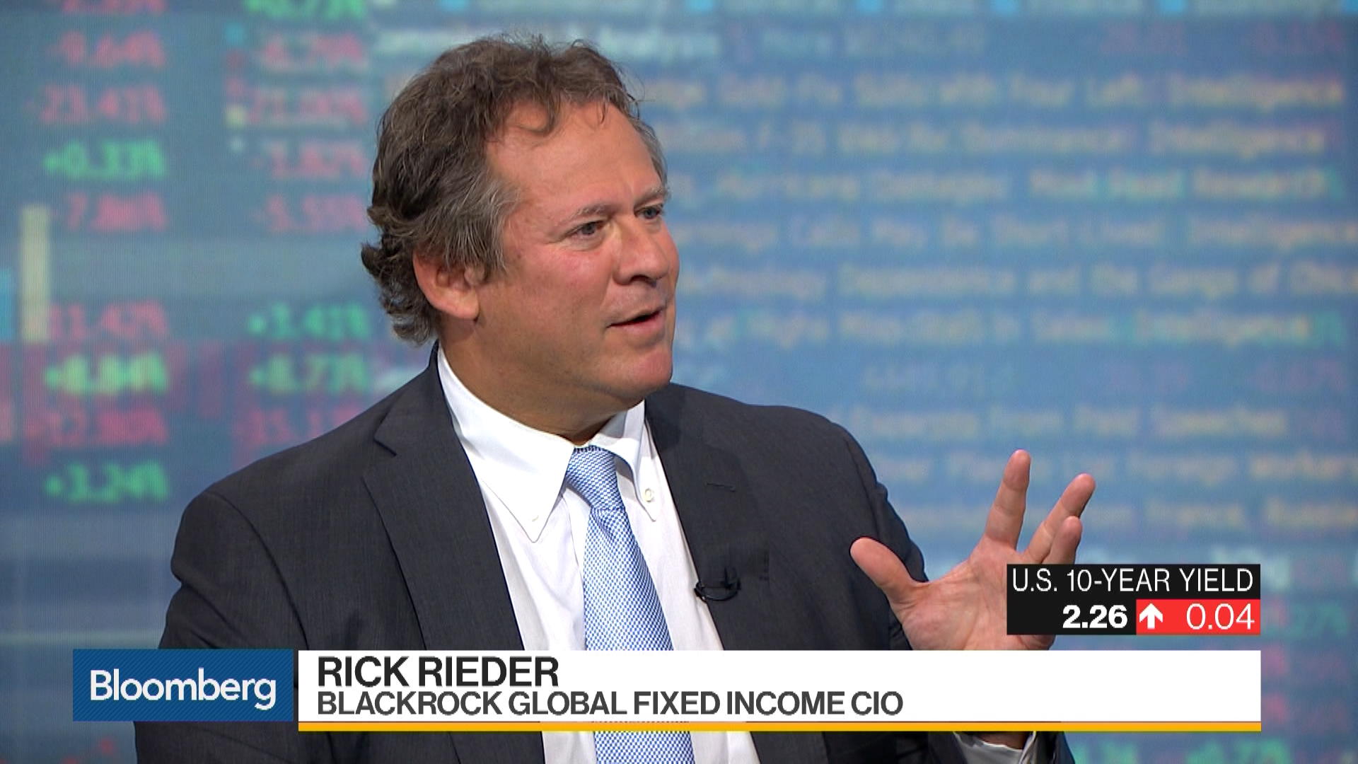 Watch BlackRock's Rieder Sees Pull to Treasury Curve's Back End - Bloomberg