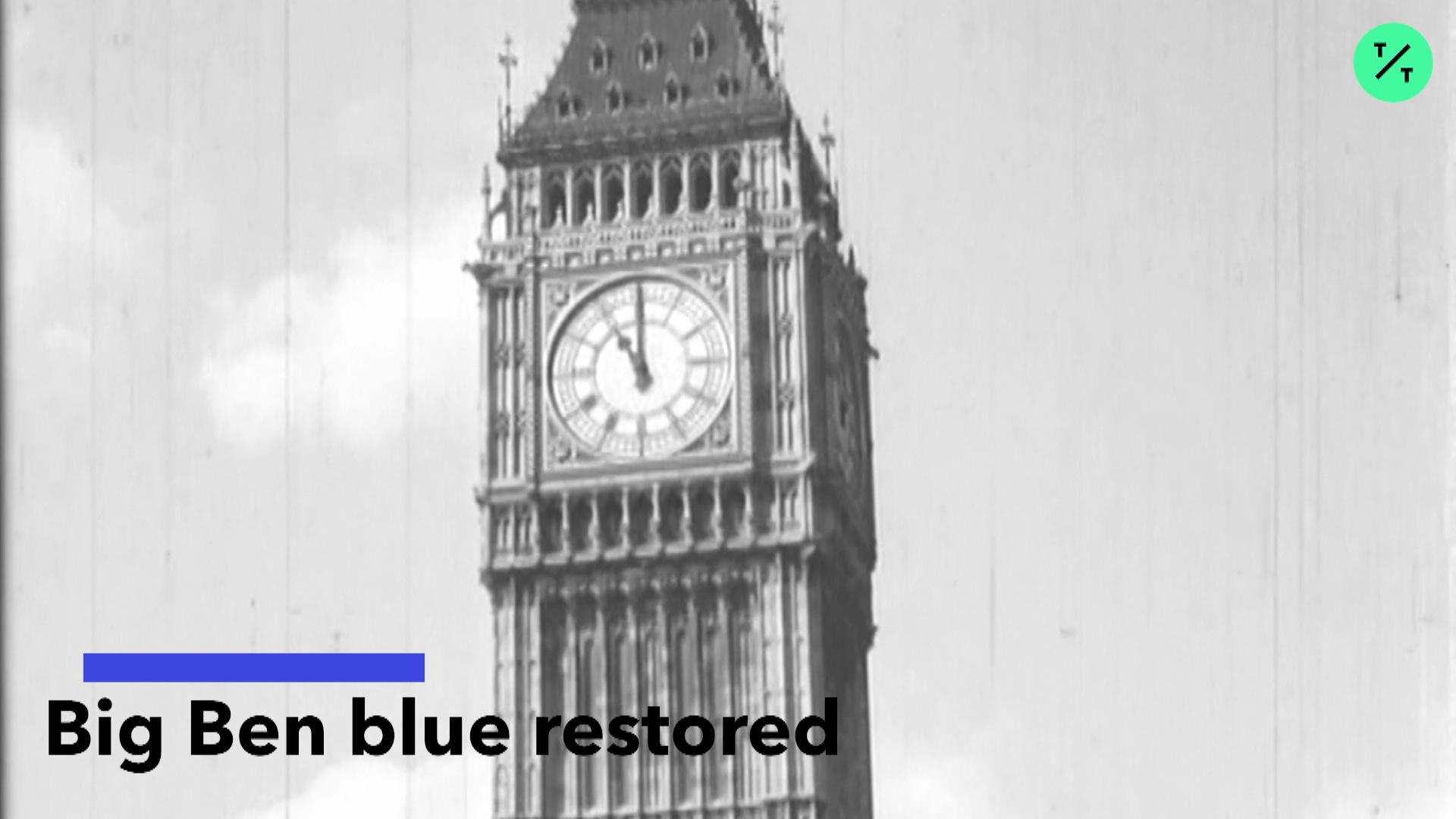 Watch Big Ben Blue Restored - Bloomberg