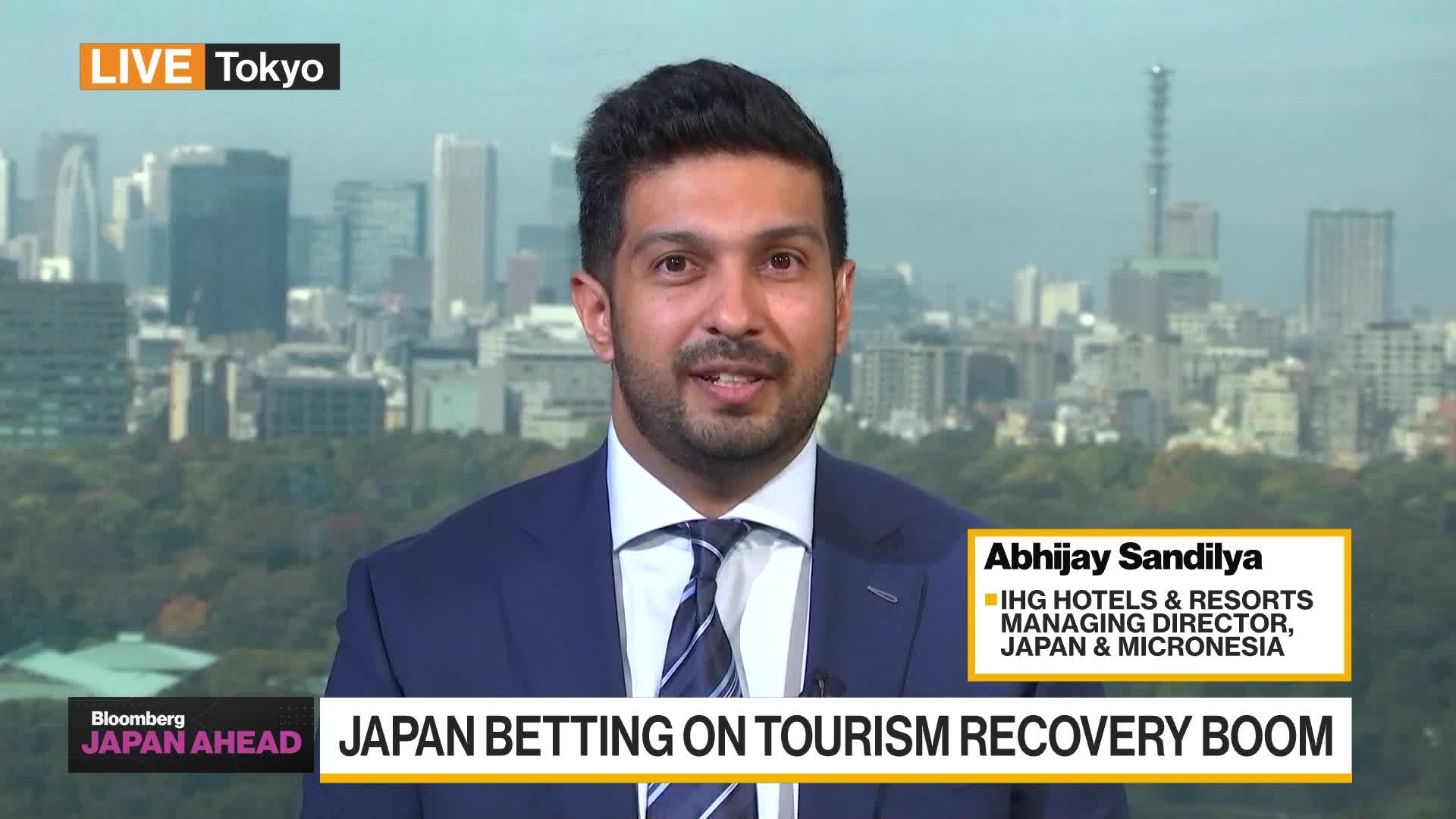 Watch IHG Hotels & Resorts' Sandilya on Japan Recovery - Bloomberg