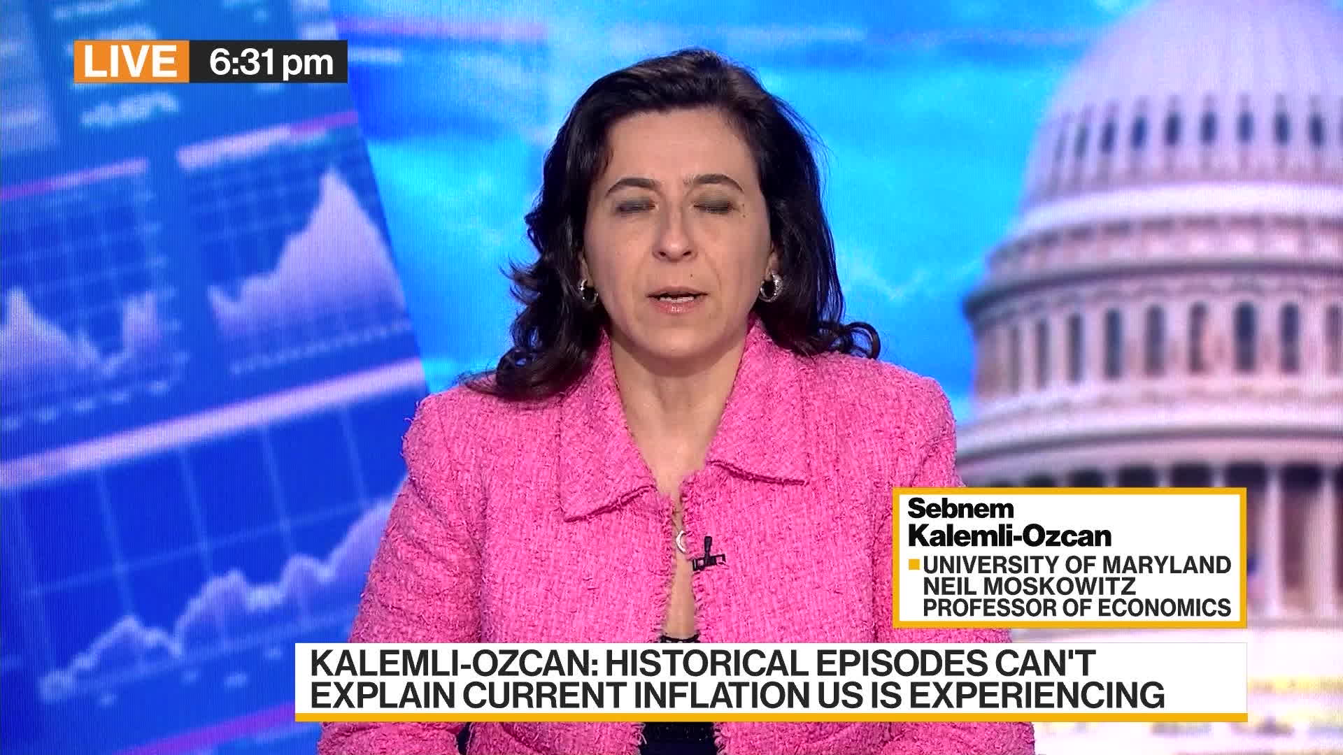 Watch Professor Sebnem Kalemli-Ozcan on the Fed's Path - Bloomberg