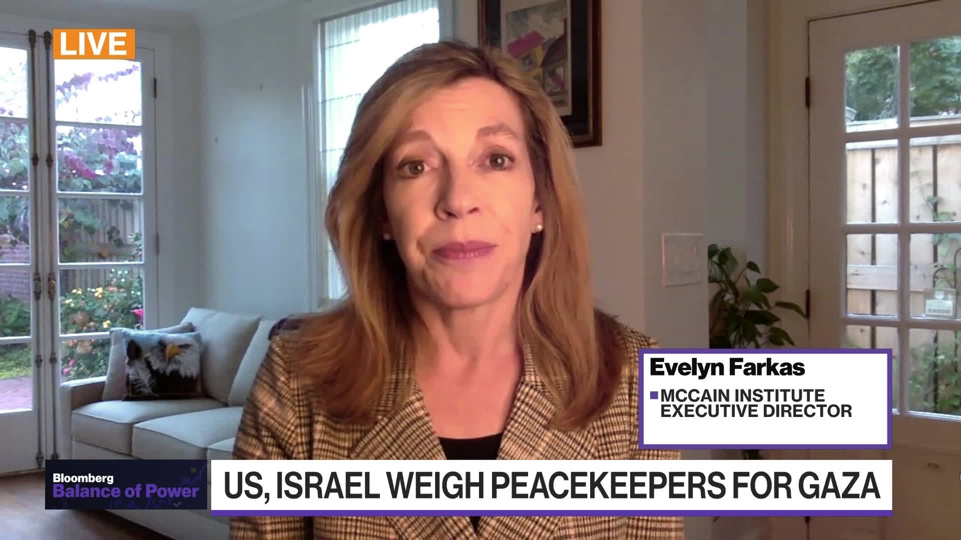 Watch Evelyn Farkas on Israel, Gaza, Protecting Civilians - Bloomberg