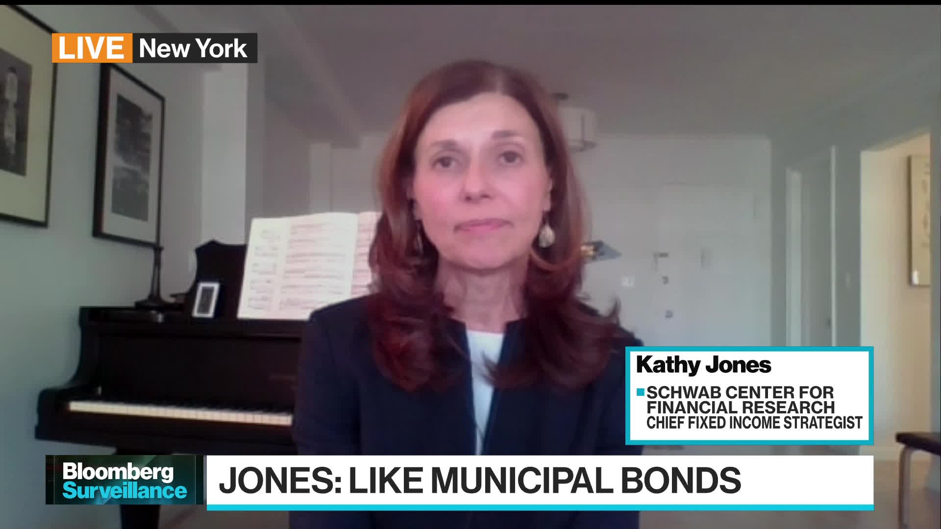 Watch Why Schwab's Kathy Jones Likes Munis, Not High-Yield - Bloomberg