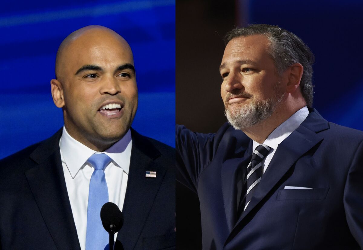 Ted Cruz Debates Texas Senate Race Rival Colin Allred on Border ...