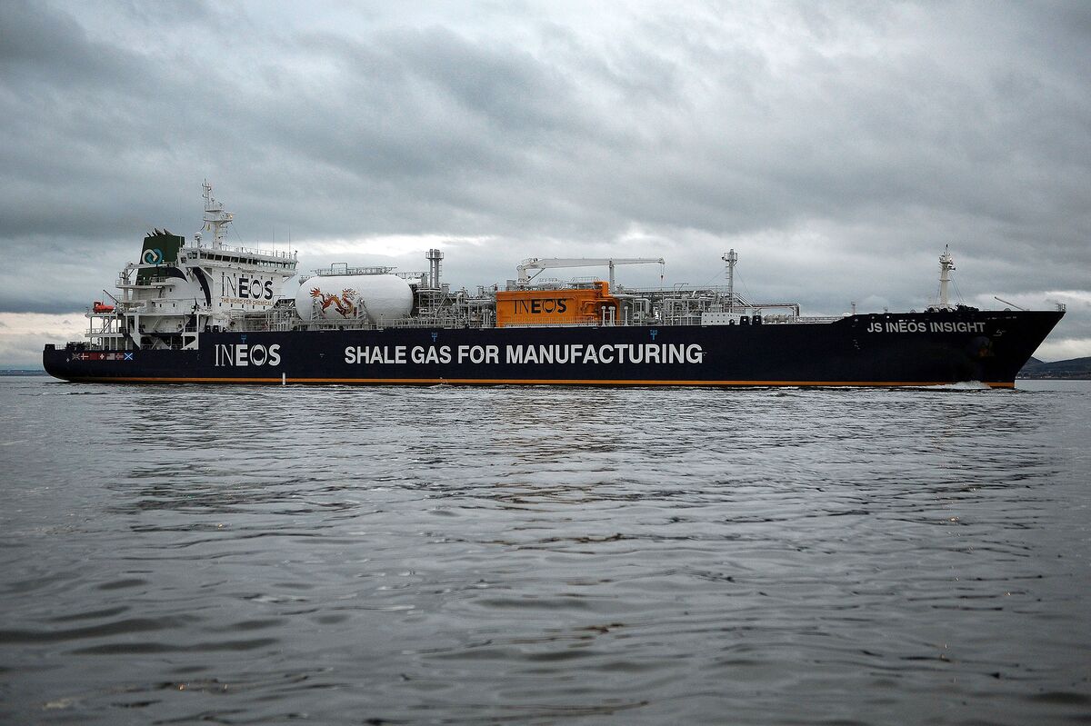 First U.S. Shale Gas Arrives in U.K. as Ethane Cargo to Land - Bloomberg