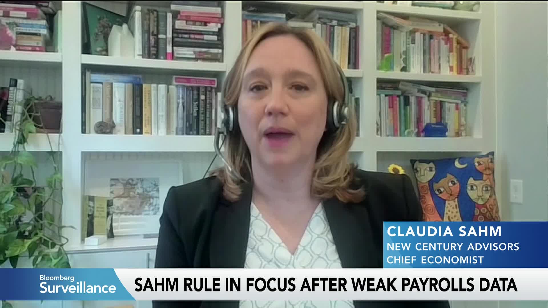 Watch Claudia Sahm: Calm Is Important in a Moment Like This - Bloomberg