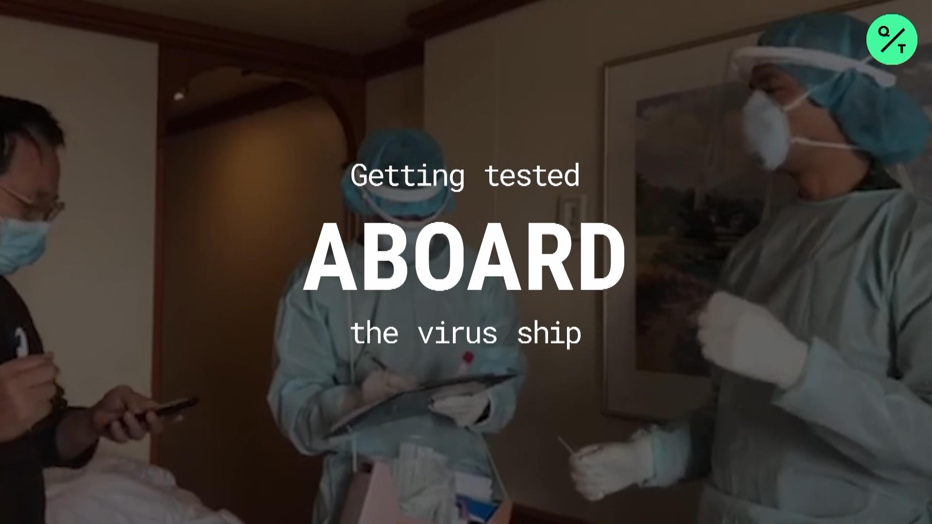 Watch Getting Tested aboard the Virus Ship - Bloomberg