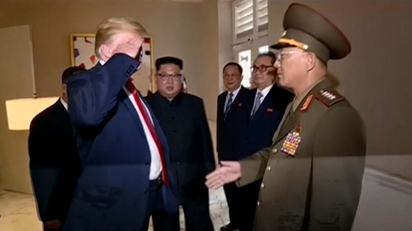 White House: Trump’s Salute to North Korean General a ‘Common Courtesy ...
