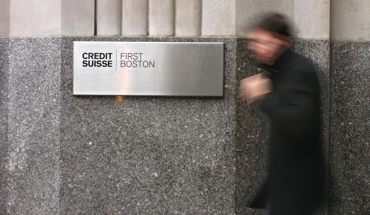 CS First Boston wird Partner-Banker à la Goldman haben: Kreise - Bloomberg