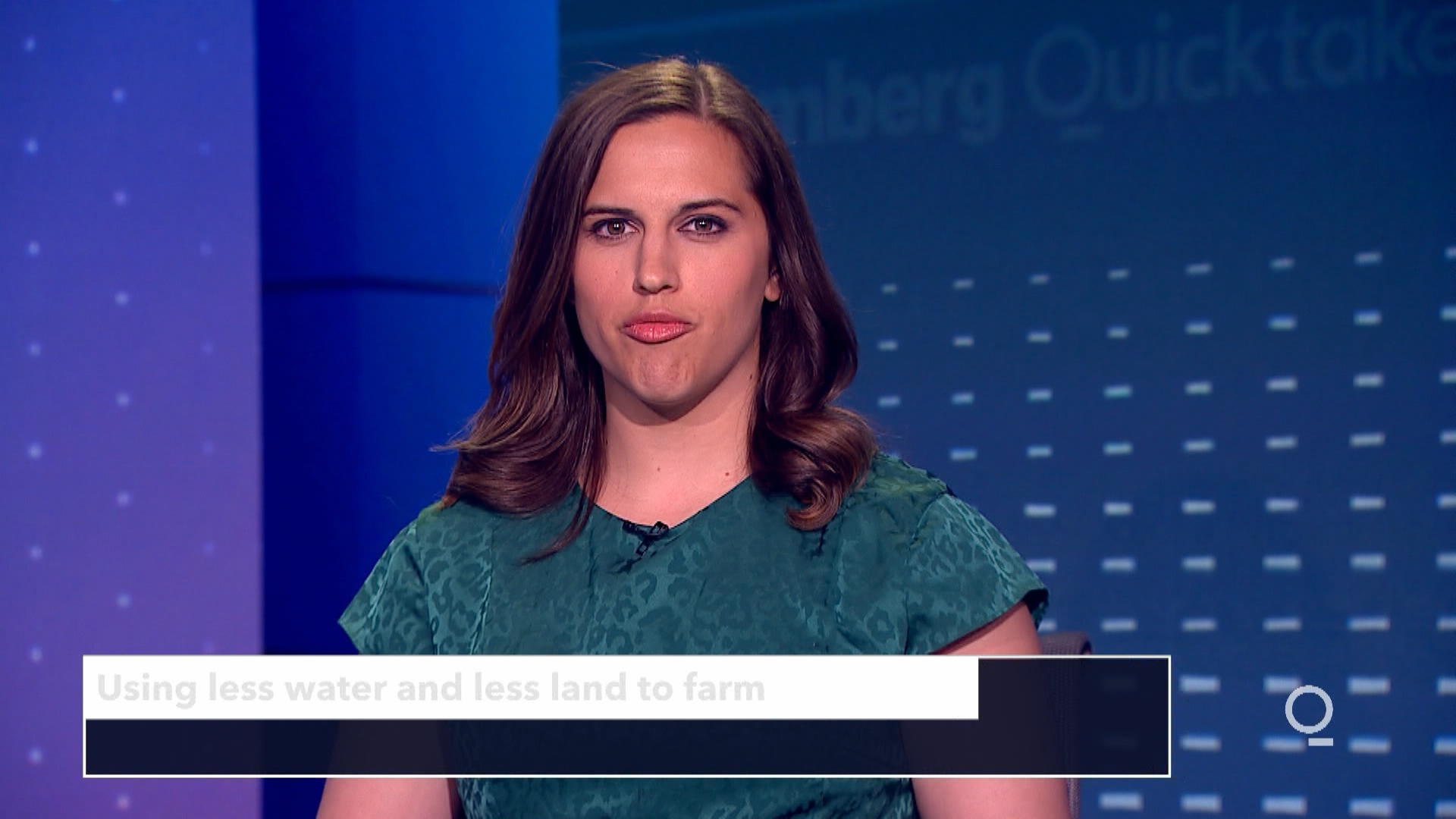 Watch Farming With Less Land and Water - Bloomberg