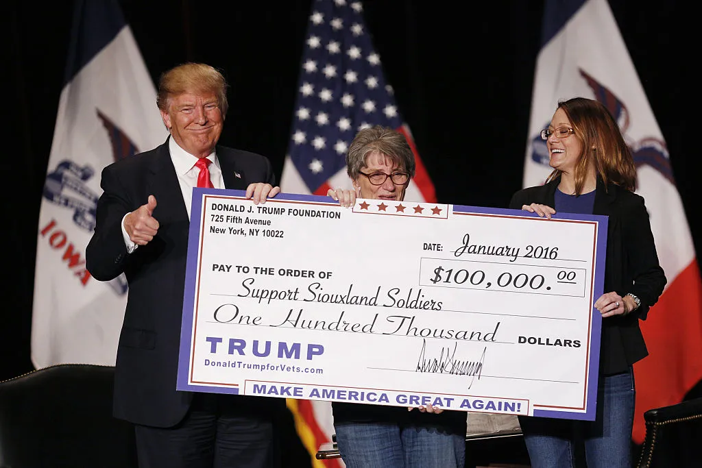 Trump Foundation Suit Offers Glimpse at Trump's Temptations - Bloomberg