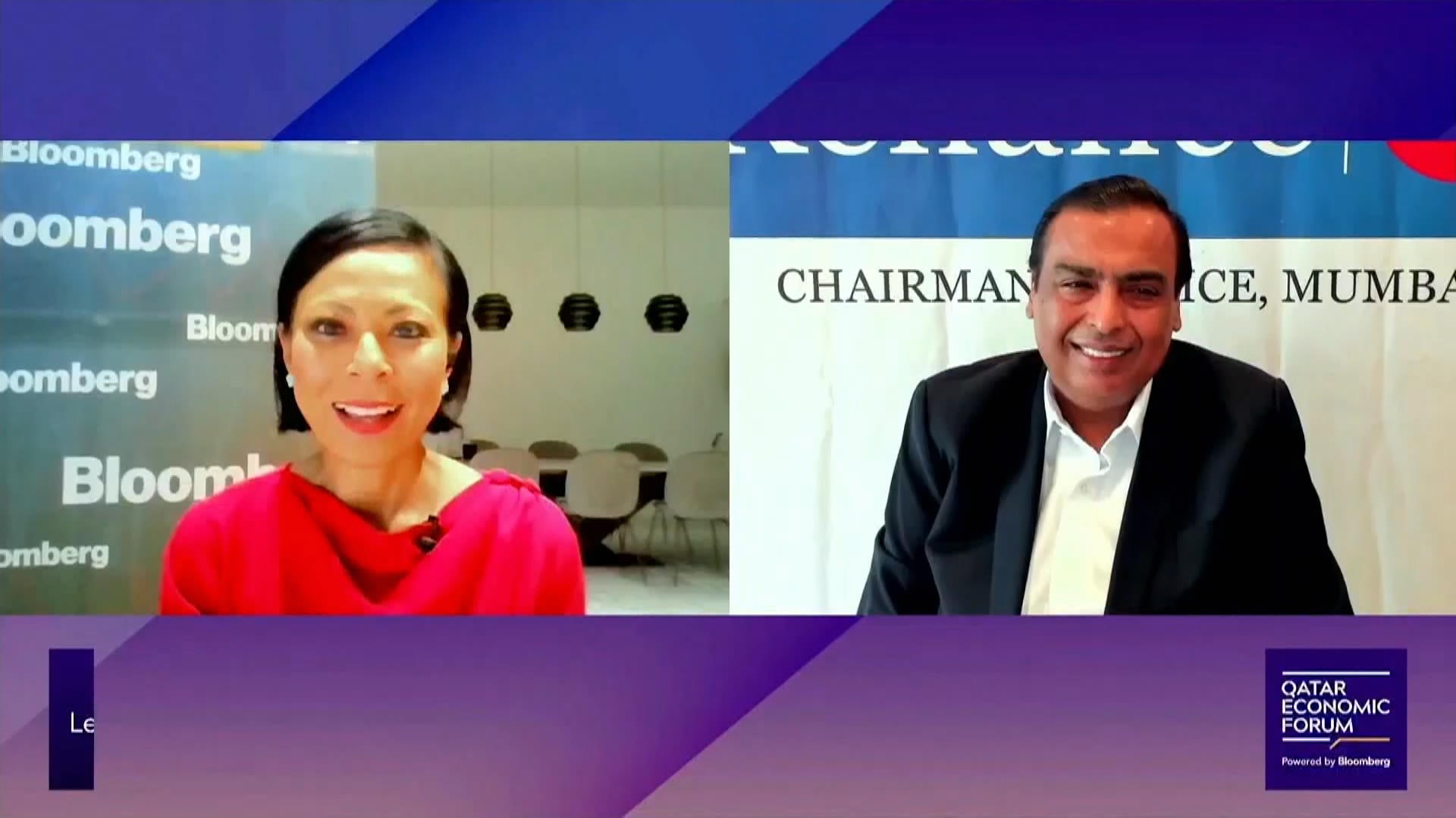 Watch Reliance Industries Chairman Ambani on Post-Pandemic World ...