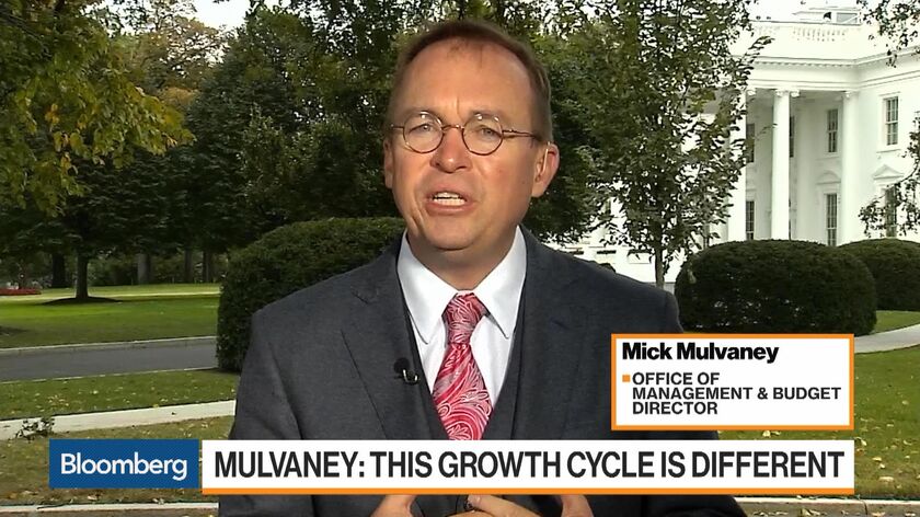 Mulvaney Joins Trump Pushing Fed to Rethink Rate Hike Strategy - Bloomberg