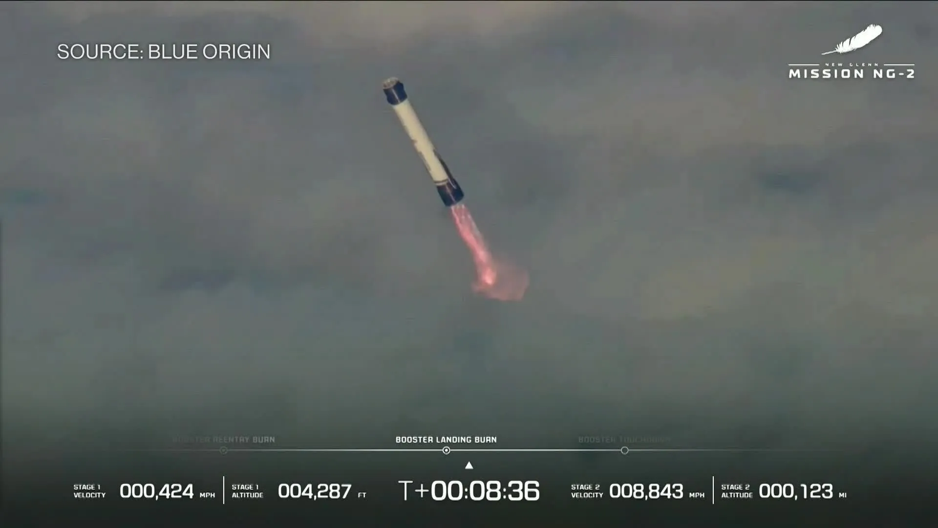 Watch Bezos' Blue Origin Successfully Lands Booster After Rocket Launch ...