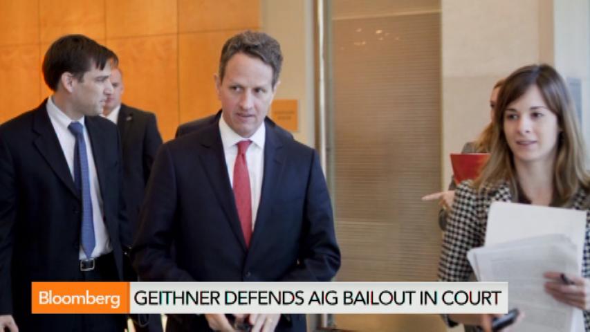 Watch Geithner: AIG Failure Might Have Caused Mass Panic - Bloomberg