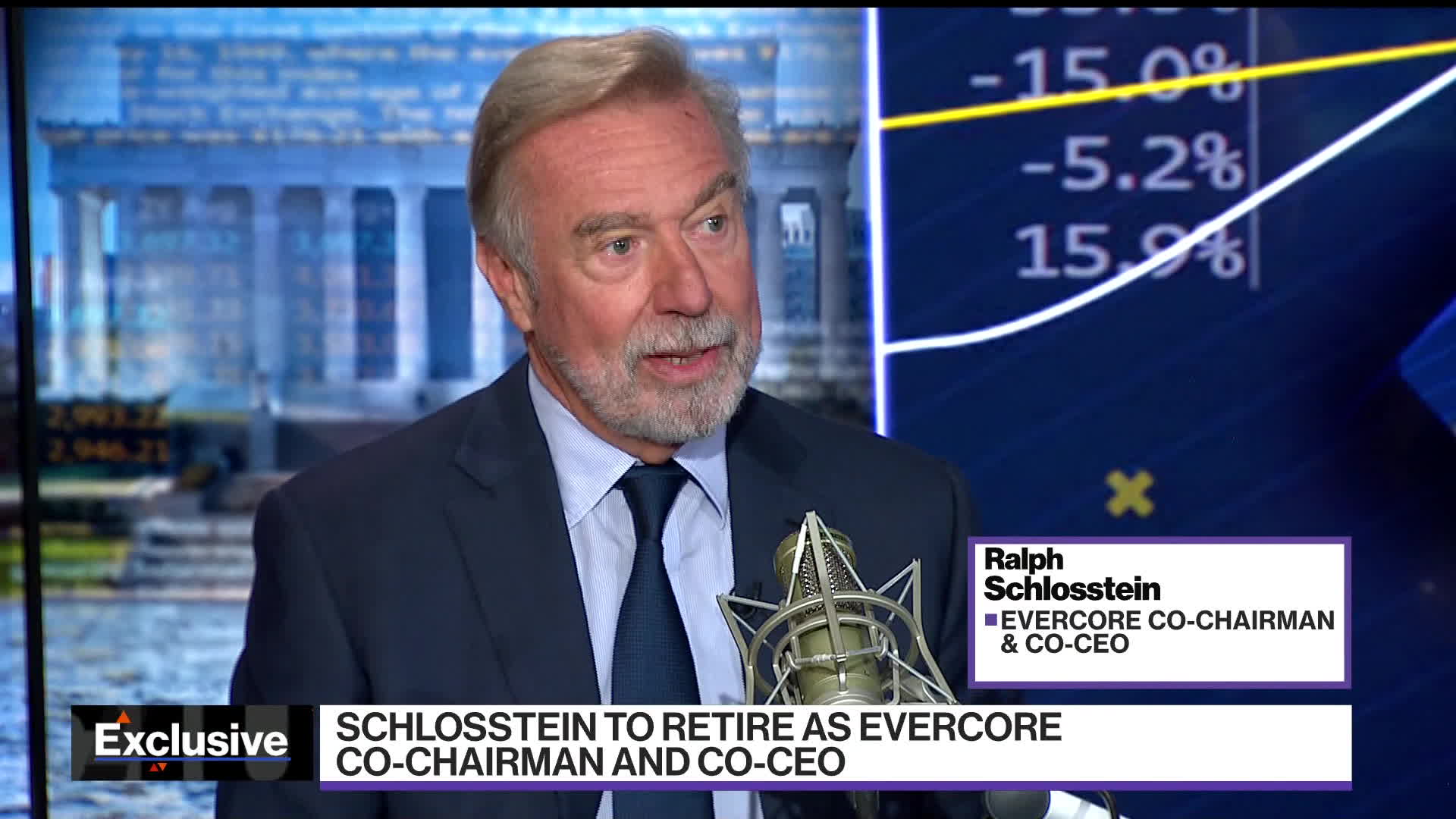 Watch Evercore's Schlosstein on Career, Tech, Billionaire Tax - Bloomberg