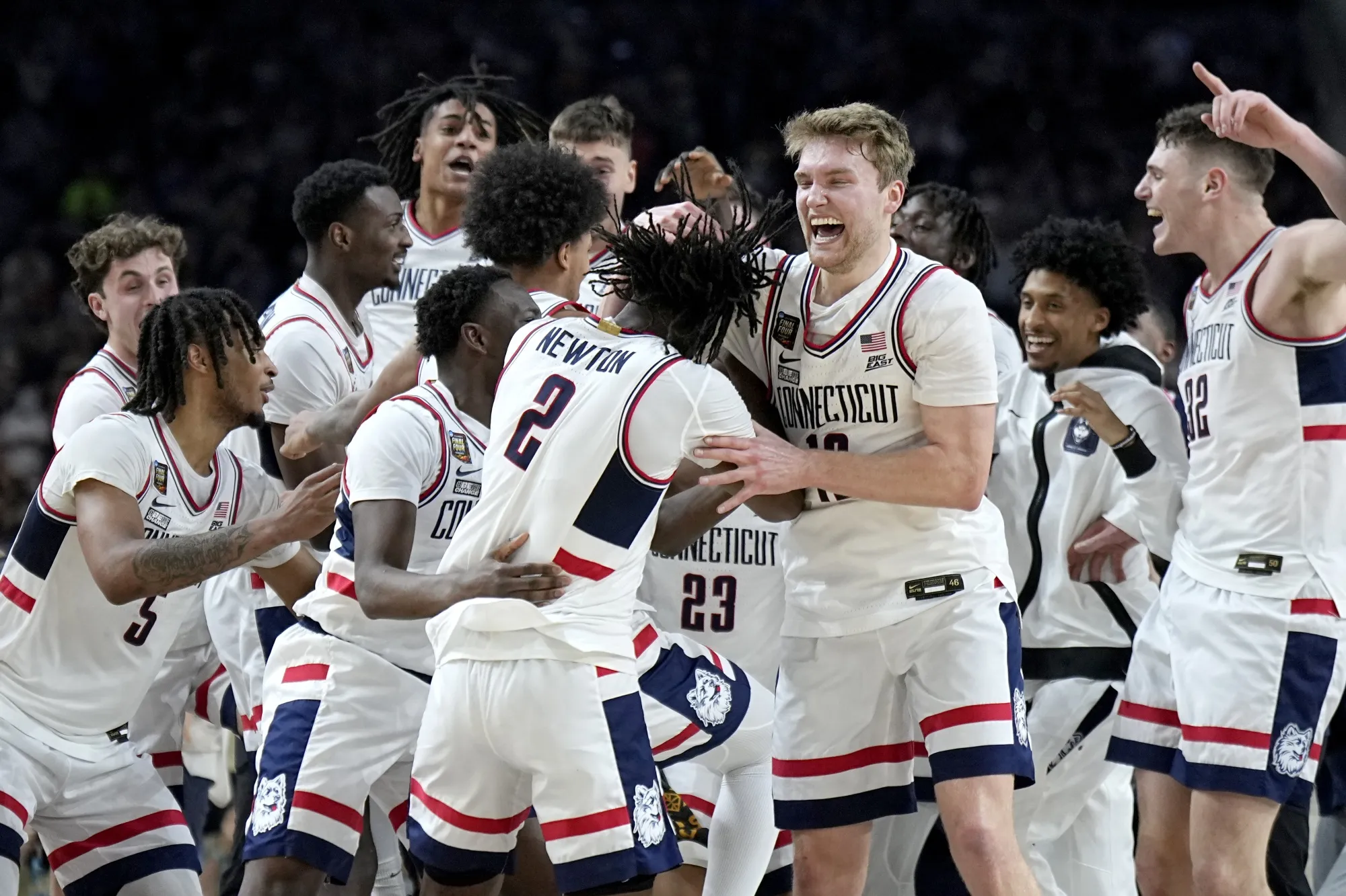 UConn concludes a dominant run to its 2nd straight NCAA title, beating ...