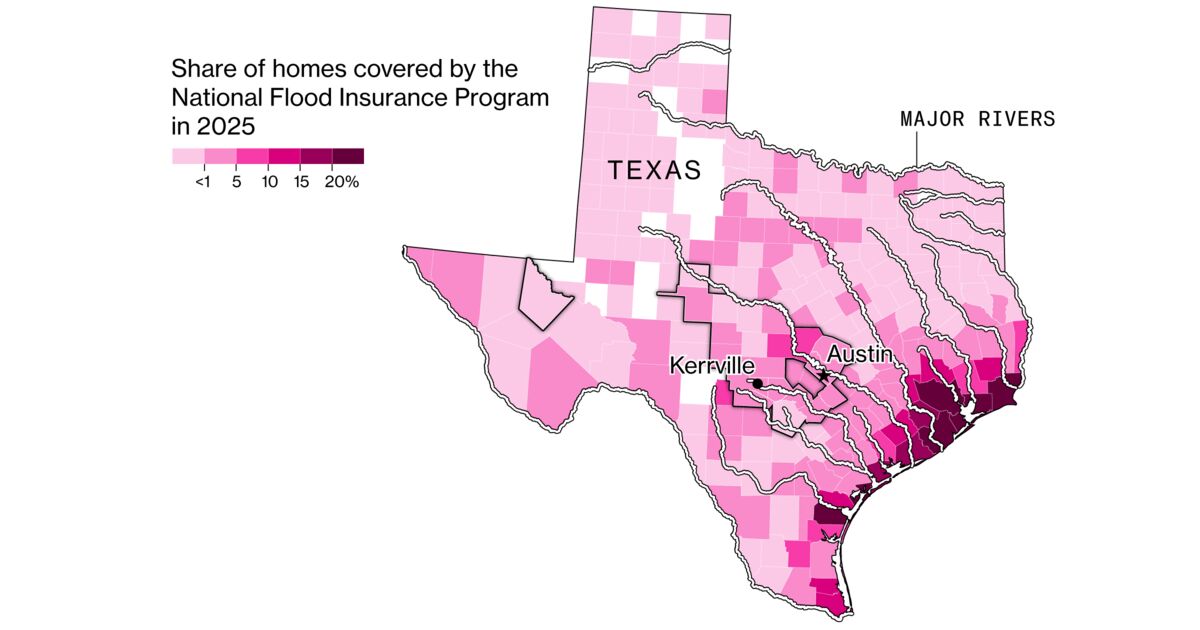 Texas FEMA Flood Maps Reveal How Few Homeowners Have Flood Insurance ...