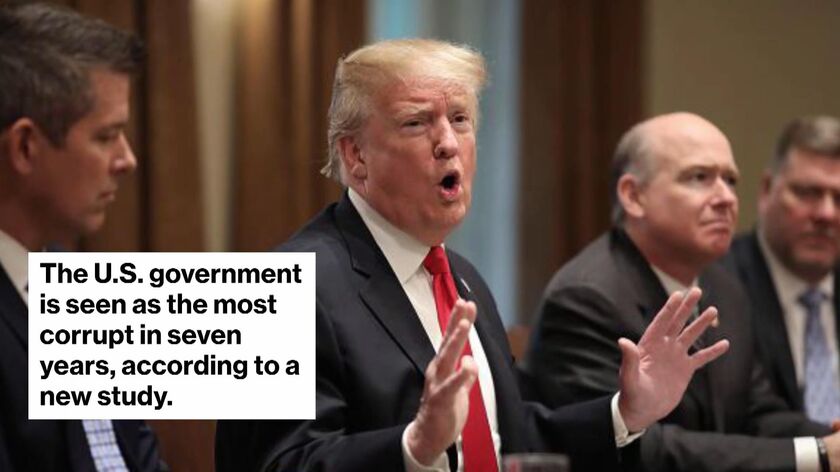 Trump Leads Plunge Lower by Populists in Annual Corruption Index ...