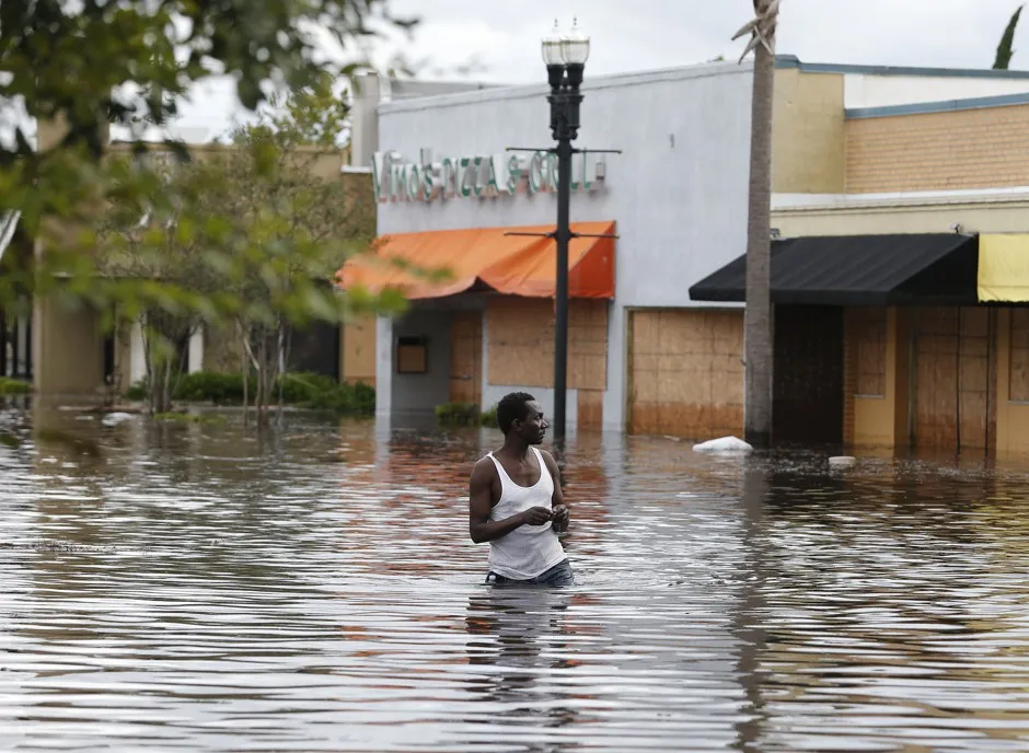 Historic Flooding In Jacksonville Florida As Florida Recovers From