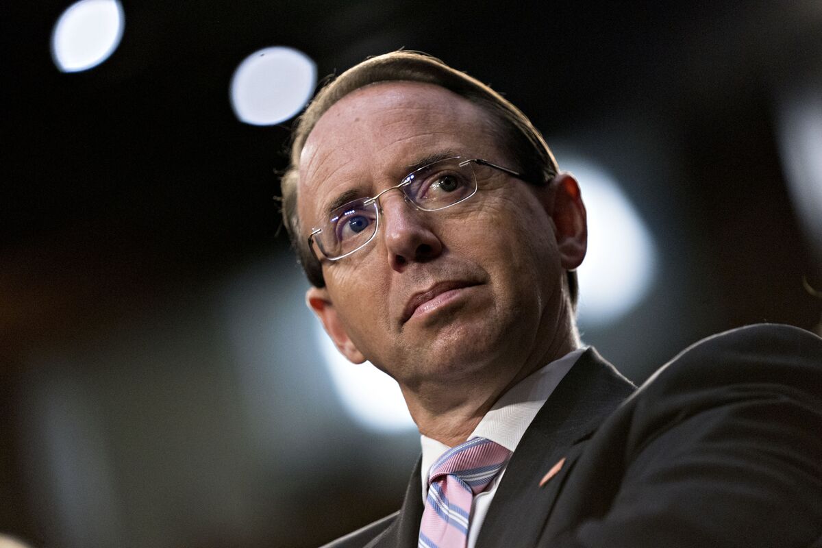 Rosenstein Set to Meet With House Lawmakers October 11 - Bloomberg