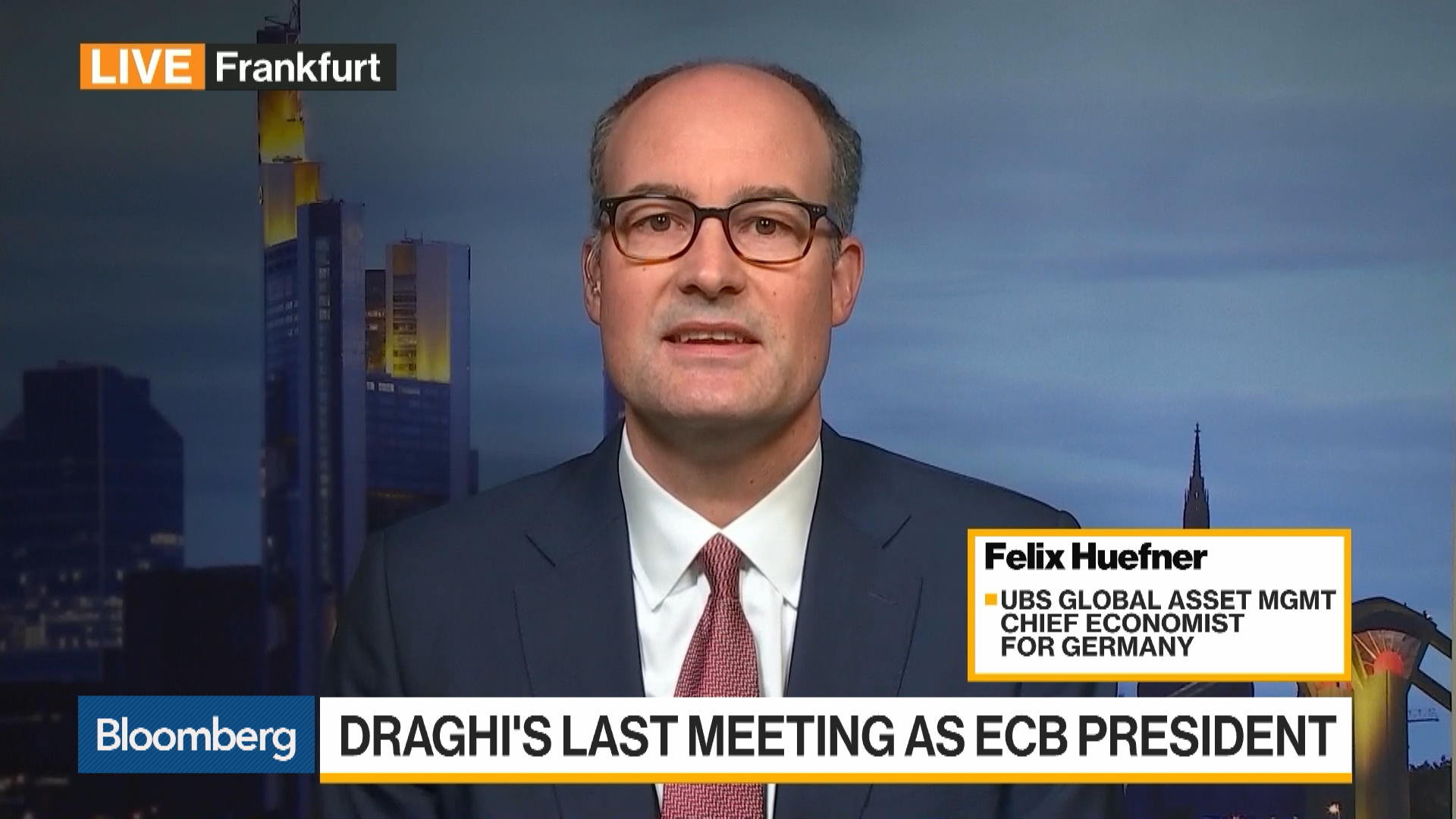 Watch Felix Huefner, chief economist for Germany at UBS Global Asset ...